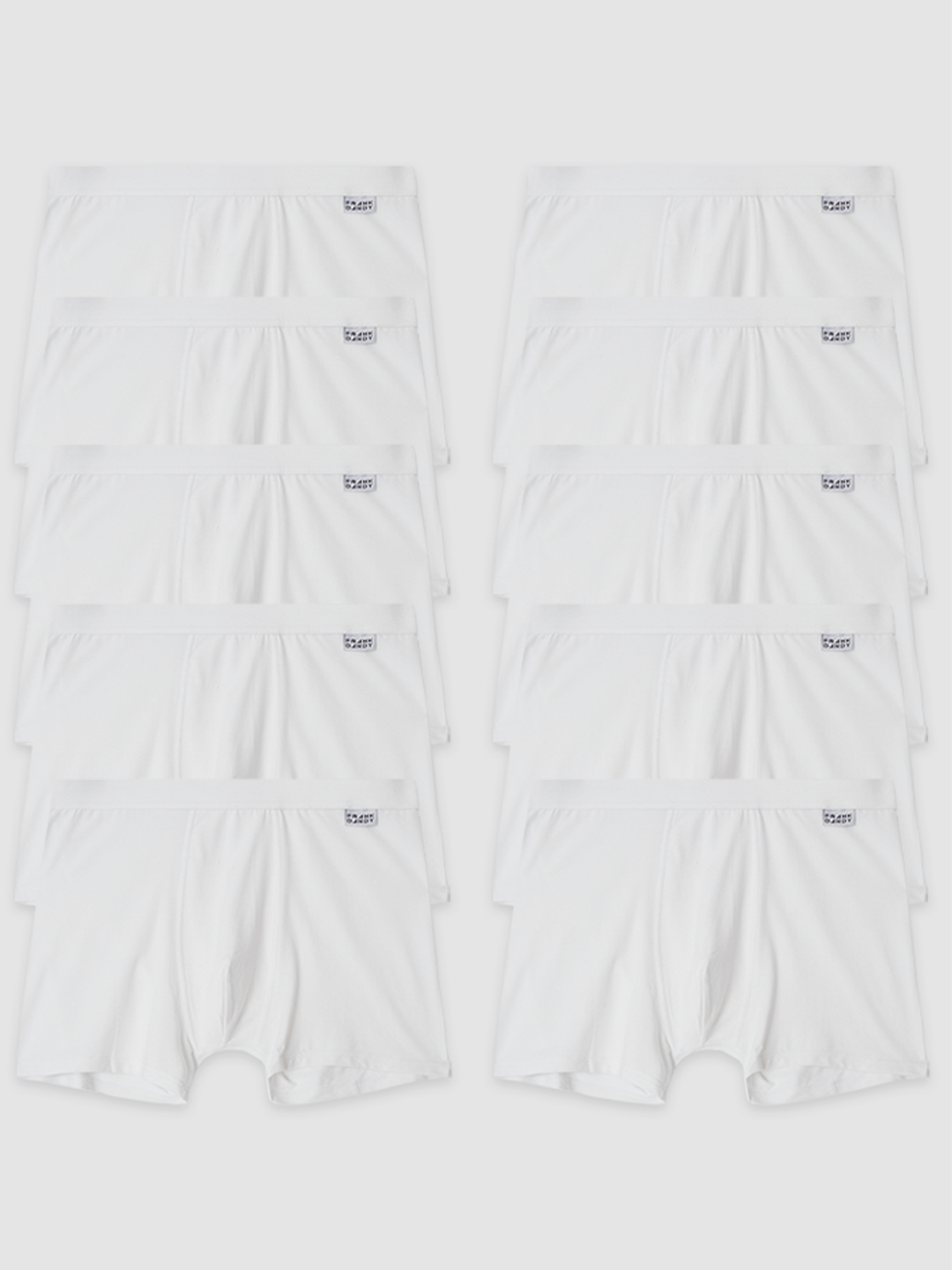 10-pack I White Bamboo Boxer